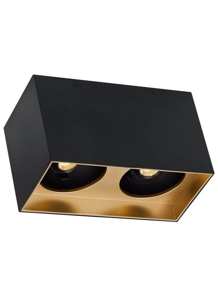 14w Exo 27k Metal Shade Gold Haze 90cri Exo Dual Flush 6IN 30° BK GD ...